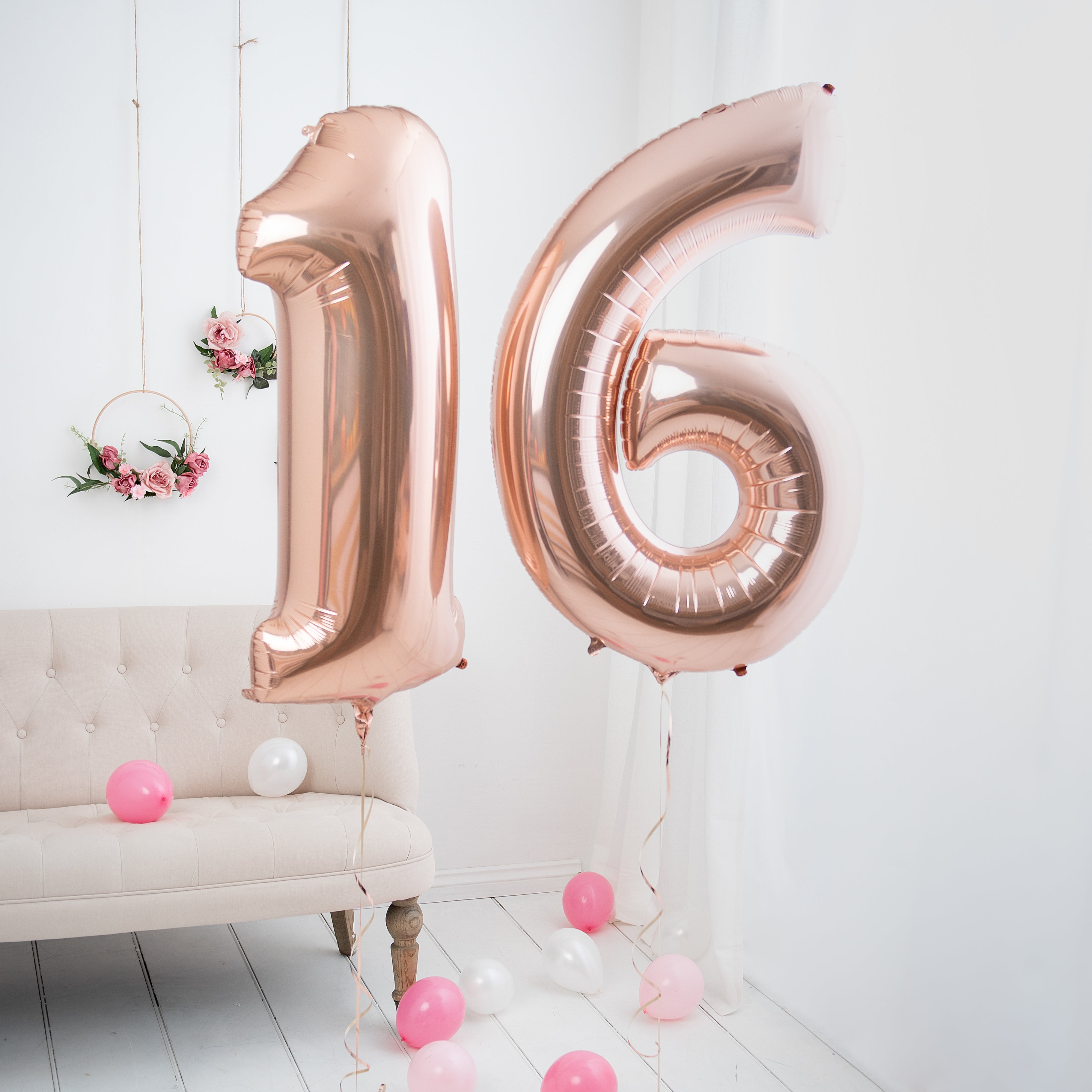 Helium Filled Number Balloons - Click & Collect From Our Warehouse ...